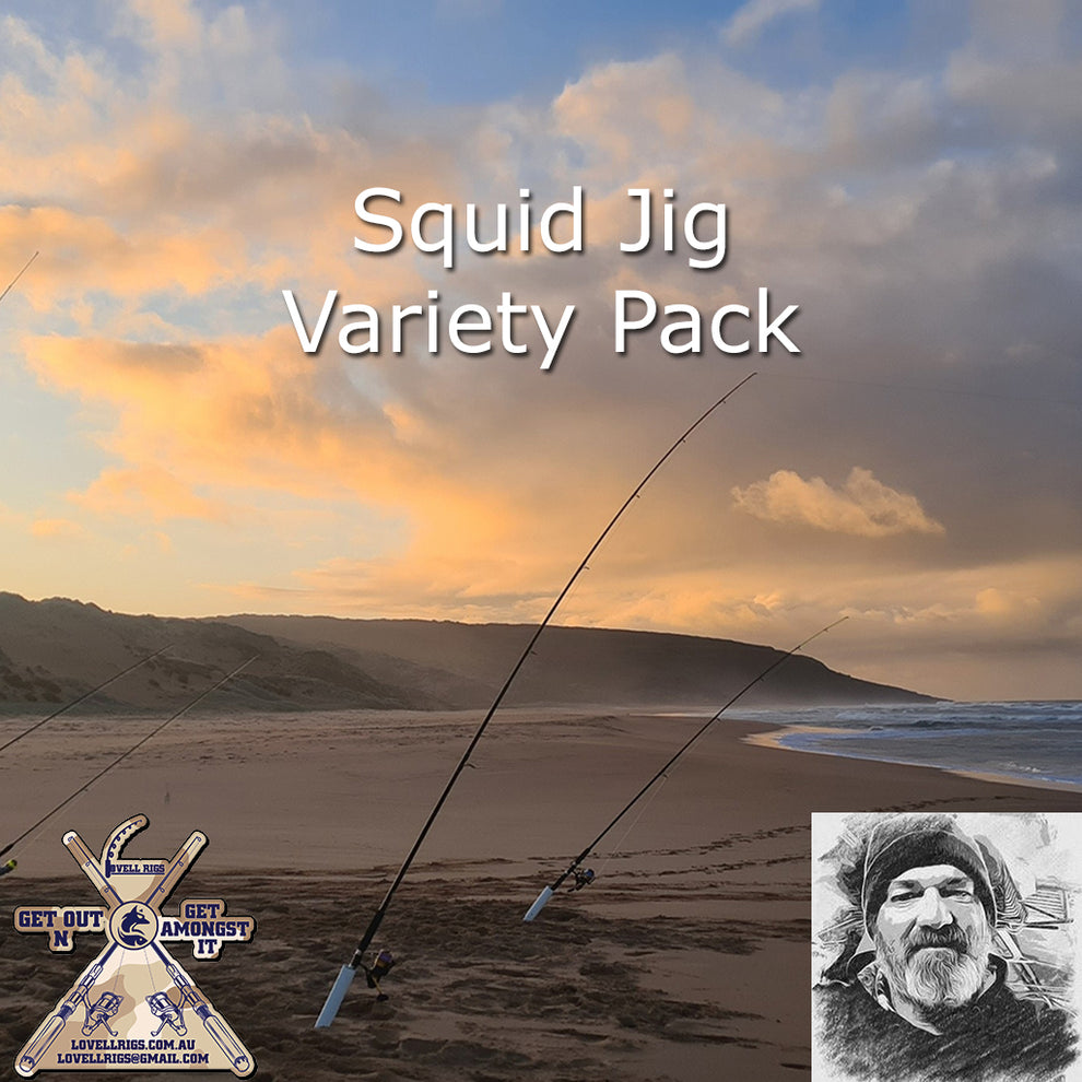 Squid Jig Variety Pack – Lovell Rigs